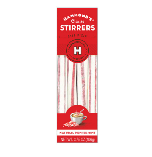 Hammonds Classic Peppermint Stirrers 3.75 oz - Reading China & Glass
